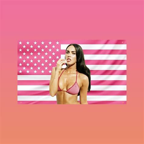 Megan Fox American Flag Etsy