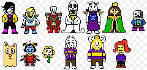 Undertale Characters Pixel Art