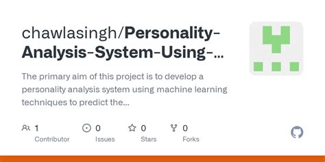 Personality Analysis System Using Machine Learningpersonality