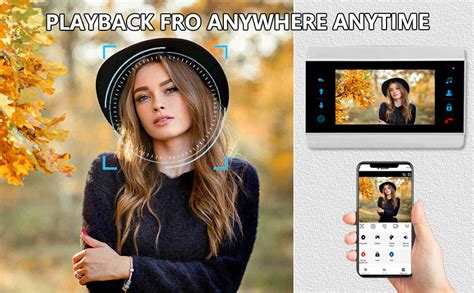 Amazon Com Xavhal WiFi Video Intercom System Video Doorbell With Inch LCD Monitor Call