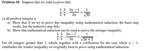 Solved Problem 10 Suppose That We Want To Prove That 13 Chegg Com