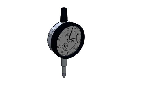 三丰表盘指示器 0 01mm Step 模型图纸下载 懒石网