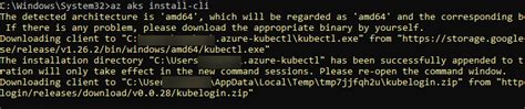 Az Aks Install Cli Is Failing · Issue 25709 · Azureazure Cli · Github