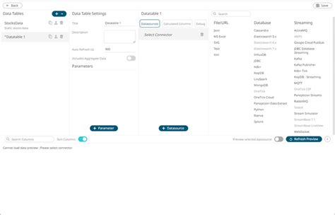 altair panopticon web authoring help adding more data tables