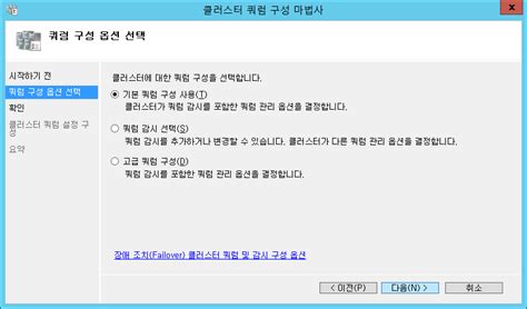 Sql Server 2014 Sql 장애 조치failover 클러스터 설치 아크몬드넷