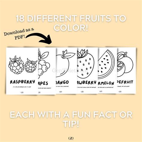 Printable Fruit Coloring Pages 18 Coloring Pages With Theme Of Fruit