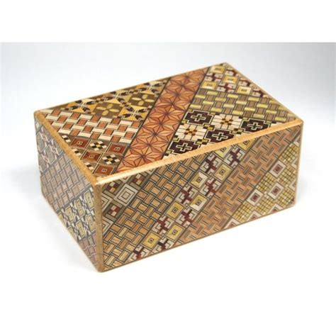 From Japan Yosegi Craft Japanese Wooden Puzzle Box 27steps Etsy