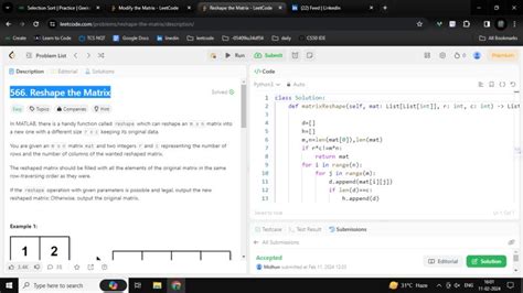 Midhun C On Linkedin 100daysofcodechallenge Geeksforgeeks Leetcode 100daysofcodechallenge