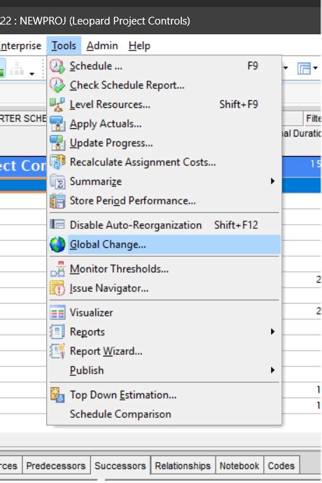 Detect Delayed Activities Using Primavera P6 Leopard Project Controls