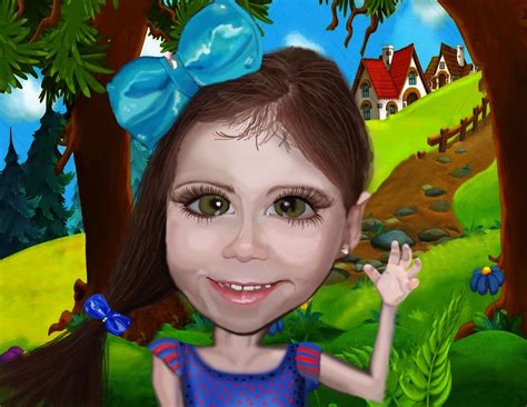 Мультяшная девочка