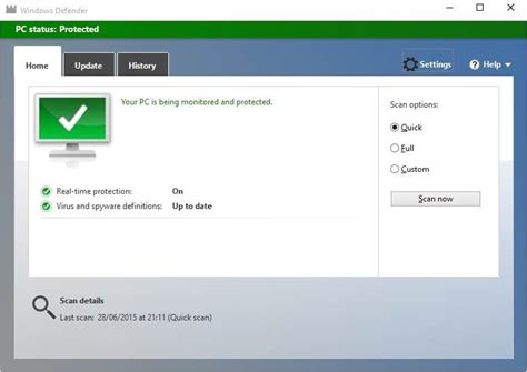 Update Windows Defender Offline Manual Di Windows 10