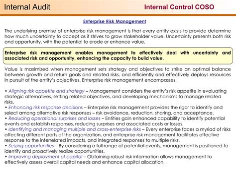 Internal Control Coso Ppt