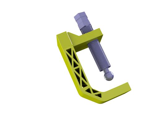 Strongest 3d Printed Clamp By Strawhatcoder Download Free Stl Model