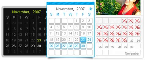 Beautiful Css Styling Calendar Lirent Net