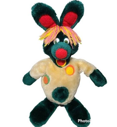 Vintage 1990 Polkaroo Plush Puppet Doll Polka Dot Door Tvo Etsy Canada