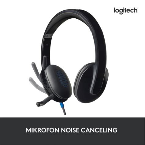 Logitech H540 Headset Stereo Usb Mikrofon Noise Cancelling Logitech