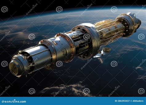 Innovative Spacecraft Fuel Systems And Propulsion Stock Image Image