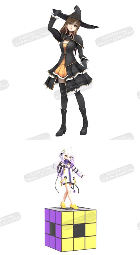 Elizabeth The Princess Witch And Henya The Genius Free High Quality Models