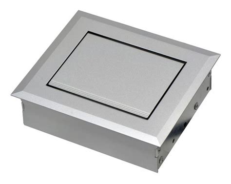 Satin Aluminum Pop Up Power And Data Module Hide A Dock By MOD
