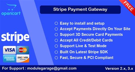 Opencart Stripe With 3d And Sca Secured Payments