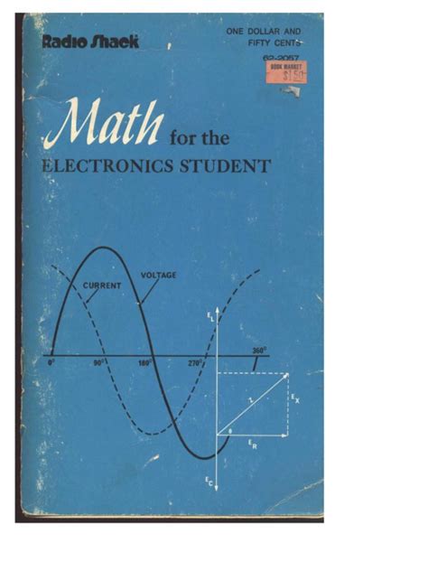 Math For The Electronics Student Text Pdf Watt Volt