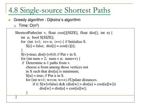 Ppt Ch 4 Greedy Method Horwitz Sahni Powerpoint Presentation Free Download Id5878681