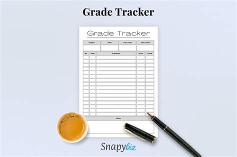 Printable Grade Tracker For Students Grade Tracker Student Etsy