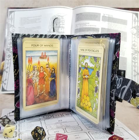 Custom Tarot Sized Spell Book For Animated Spell Cards Geeky Tendencies