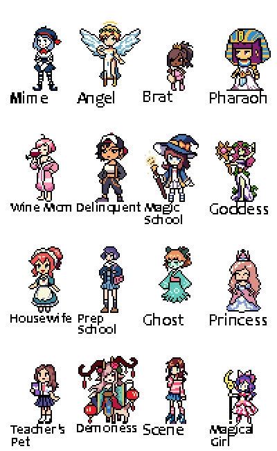 16 Sprites By Fakedentist On Deviantart