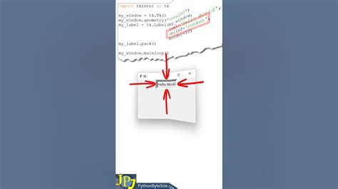 Setting The Tkinter Label Relief Youtube