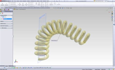 DesignLOG Tutorial Solidworks Curved Helix Advanced
