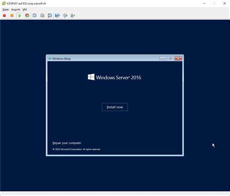 Install Windows Server 2016 On Vmware Esxi Icewolf Blog