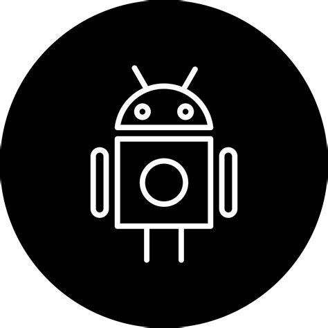 Android Vector Icon 16825613 Vector Art At Vecteezy