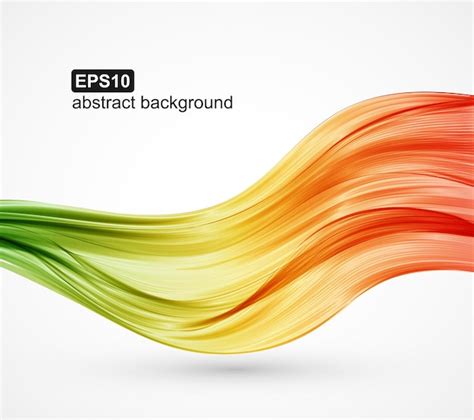 Premium Vector Abstract Colorful Wave Background