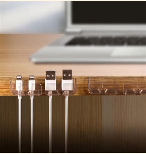 Pöytäkoneen Kaapelin Järjestäjäpidike Kaapelin Tallennus Usb Kaapelin