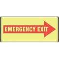 Accuform Exit Sign Emergency Exit X MLEX GF Zoro