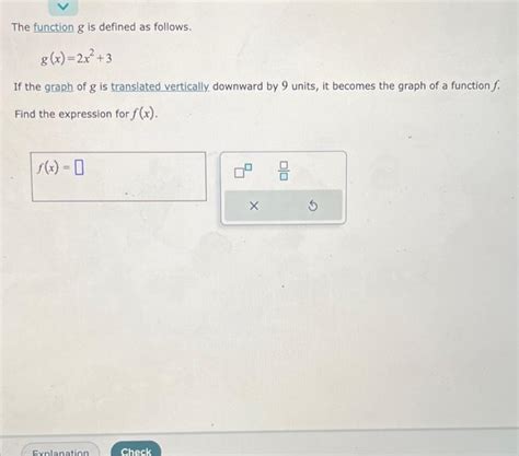 solved the function g is defined as follows g x 2x2 3 if