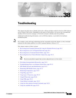 Fillable Online Software Configuration Guide Cisco Ios Release E Fax Email Print