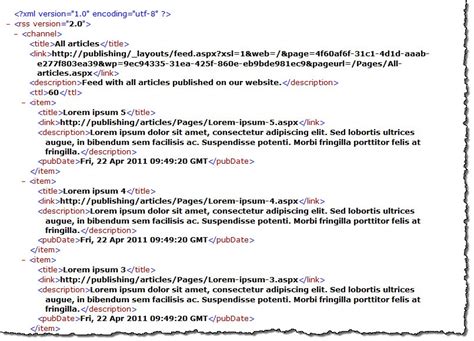 Creating Better Rss Feeds With Sharepoint 2010 Content Query Web Part