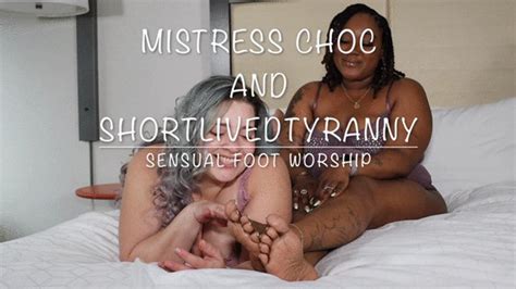 Mistress Chocolate And Shortlivedtyranny Engage In Sensual Feet Worship