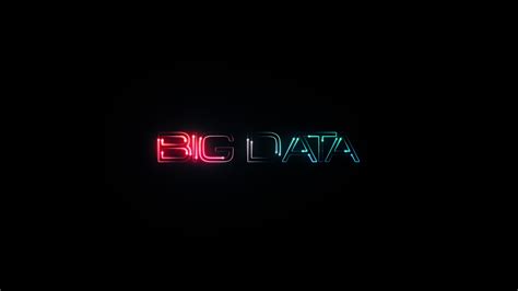Big Data Glow Colorful Neon Laser Text Animation 26275494 Stock Video At Vecteezy
