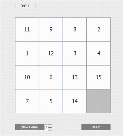 GitHub ElforL Sliding Sliding Tiles Game