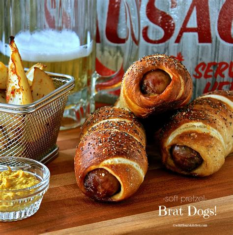 Soft Pretzel Brat Dogs Wildflours Cottage Kitchen