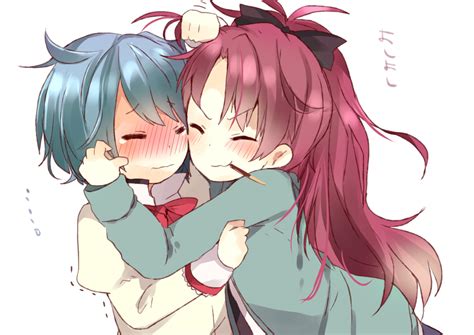 Miki Sayaka And Sakura Kyoko Mahou Shoujo Madoka Magica Drawn By Pun2