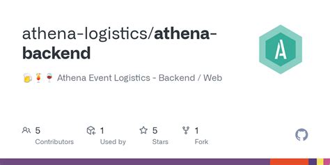 Github Athena Logisticsathena Backend Athena Event Logistics Backend Web