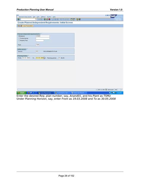 Sap Pp User Manual PDF Computing Technology Computing