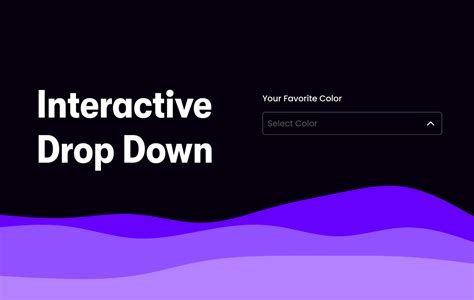 Interactive Dropdown Figma