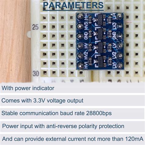 Snapklik Com DAOKAI 10PCS IIC I2C Logic Level Converter 4 Channels Bi Directional Level