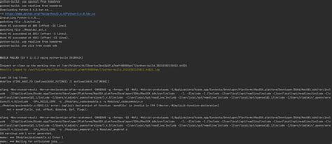 Can T Install Python On Macos Issue Pyenv Pyenv Github
