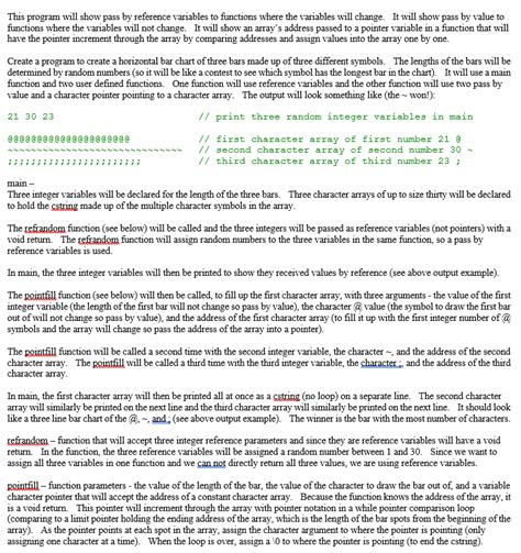 Solved This Program Will Show Pass By Reference Variables To
